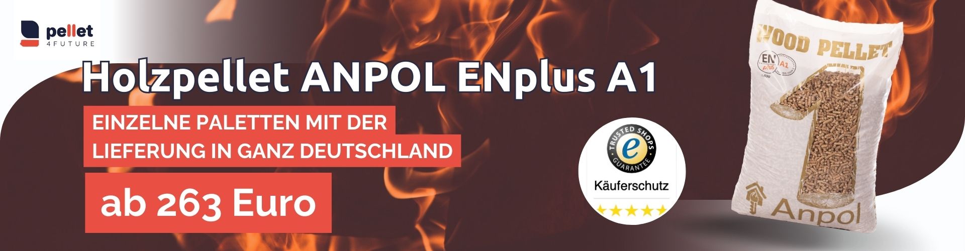 Holzpellet Dankros ENplus A1 mit Lieferung per Sattelzug | Pellet4future.de